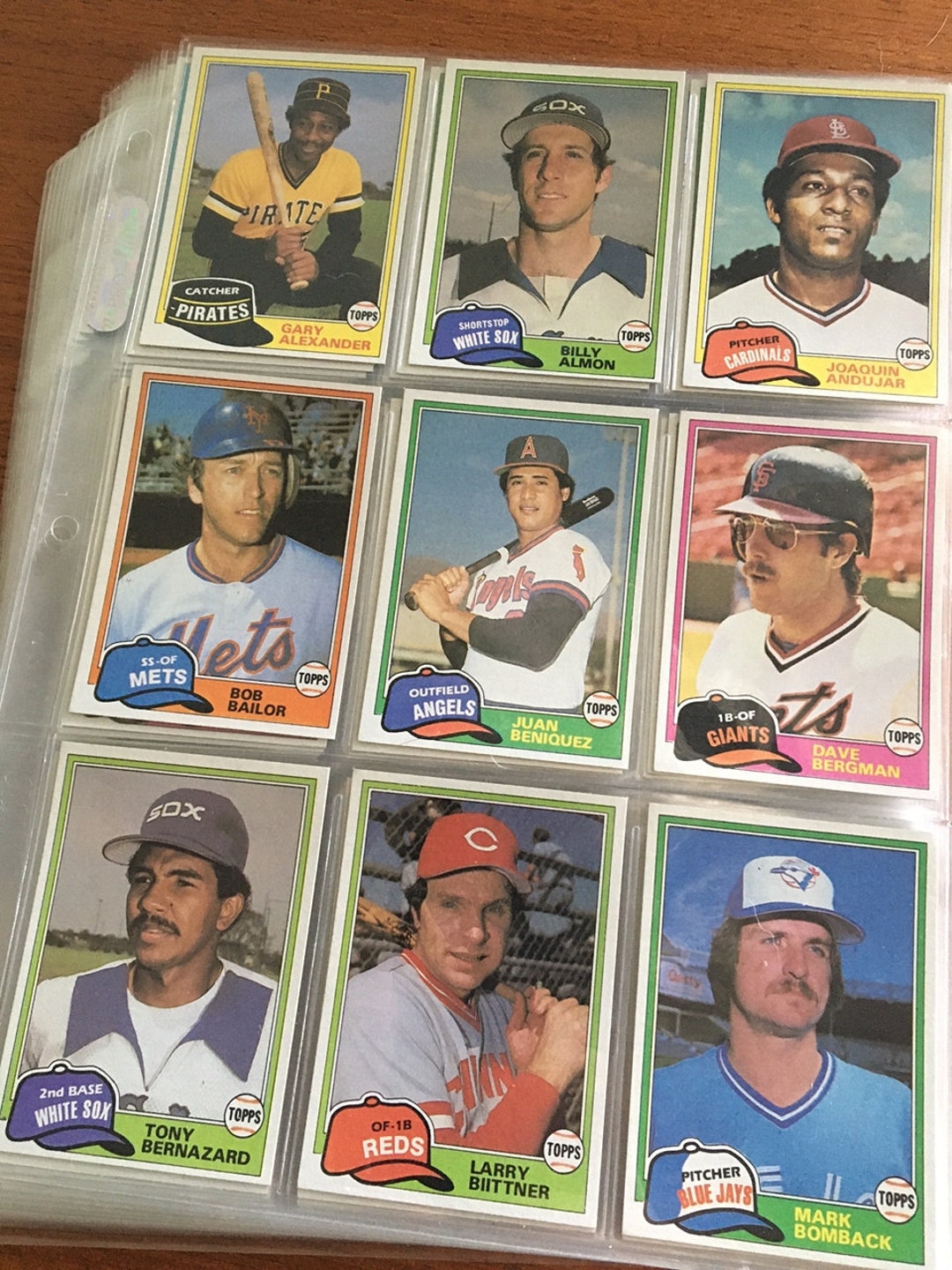 Vintage 1981 Topps Traded Baseball Cards: 98 Card Lot, Ted Simmons - Etsy