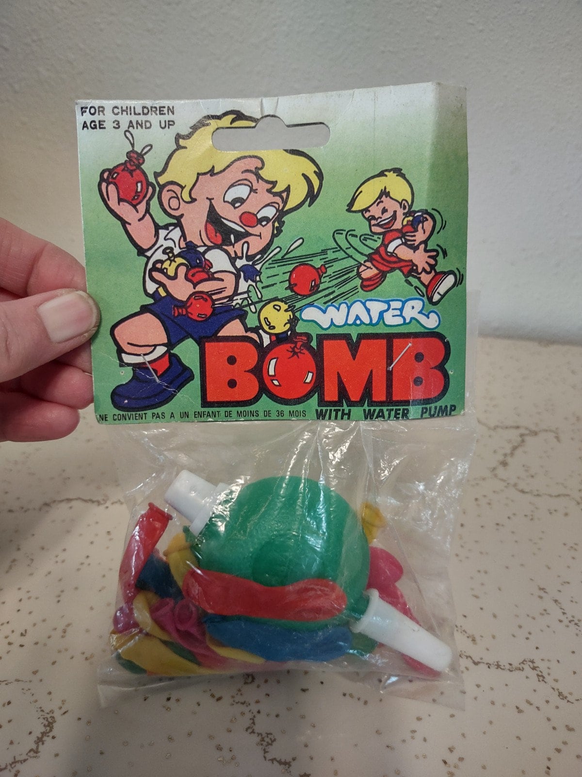Vintage Plastic Toy Water Bomb With Pump 1970s Toy NOS - Etsy