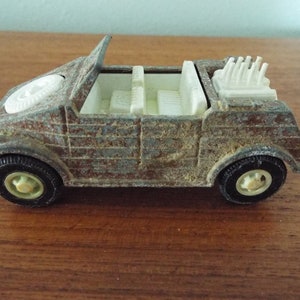 Die Cast 1969 Tootsietoy Toughs 3.5" Jeep Truck. Periwinkle Purple With ...