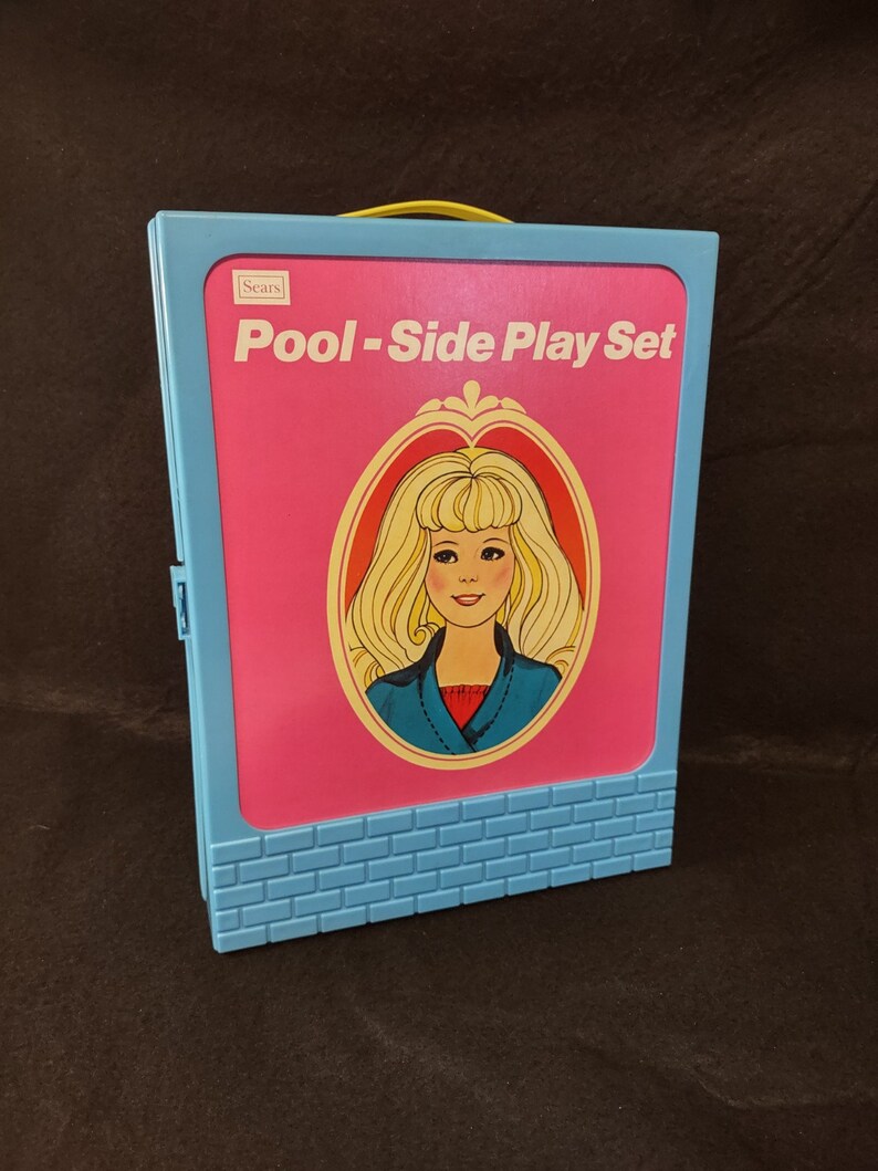 Vintage Sears Pool-side Play Set Dollhouse Miniatures | Etsy