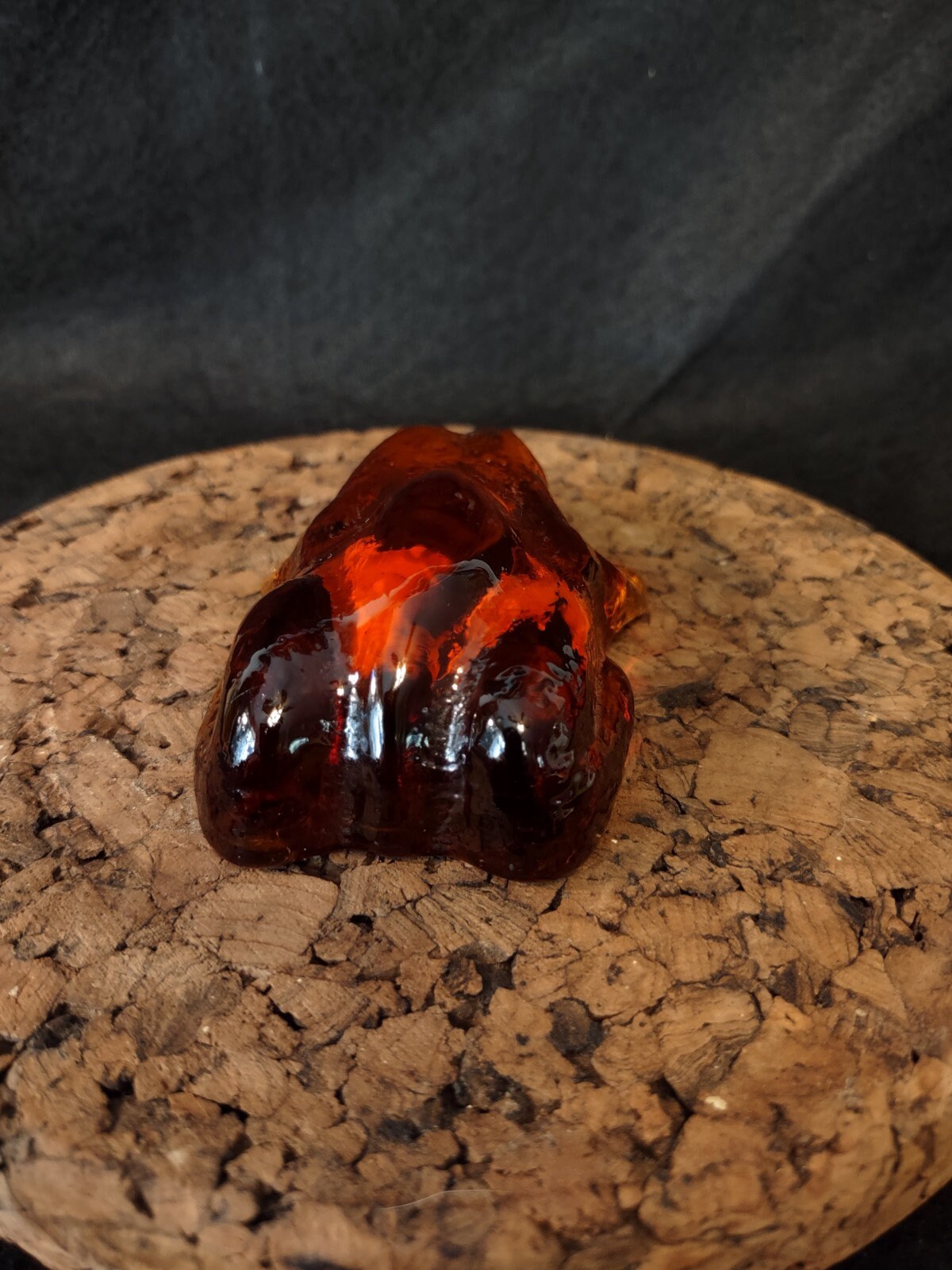 Pilgrim Glass Hand Blown Amber Glass Frog Figurine Frog - Etsy