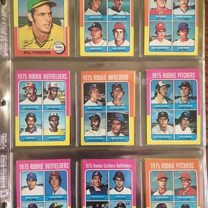 Vintage 1975 Topps Mini Baseball Cards: 132 Card Lot, Hall of Famers - Etsy