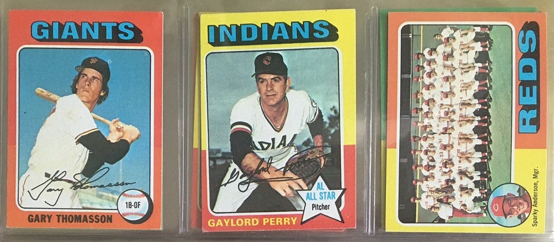 Vintage 1975 Topps Mini Baseball Cards: 132 Card Lot, Hall of Famers - Etsy