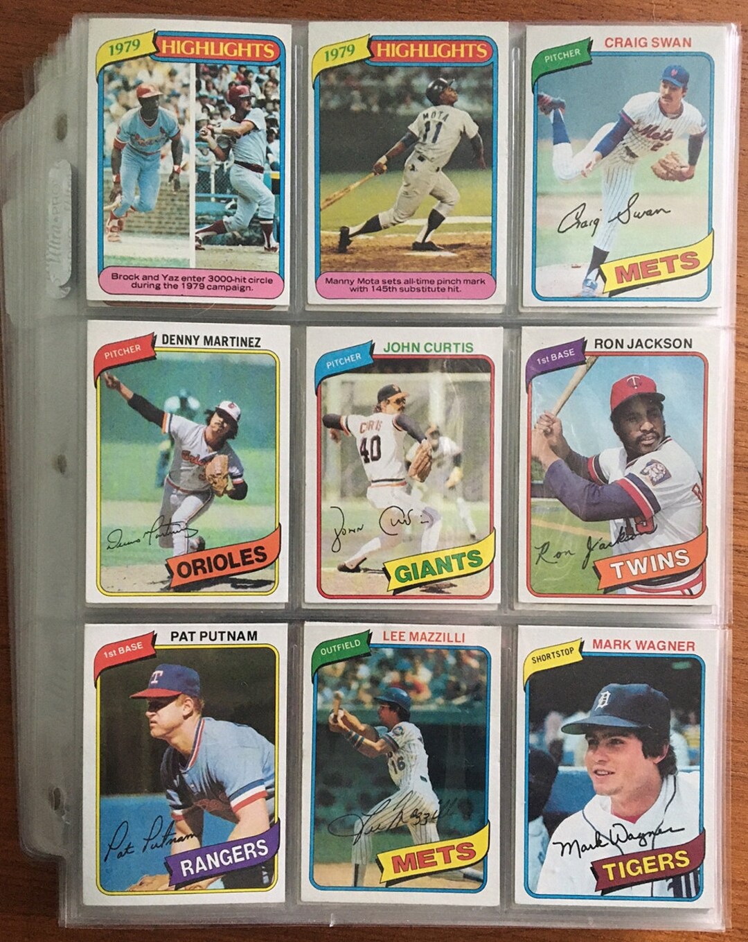 Vintage 1980 Topps Baseball Cards. Lot of 176 Cards. Very Good ...