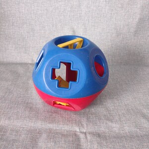 Tupperware Shape O Shape Sorter Ball Vintage Tupperware Toy Vintage ...