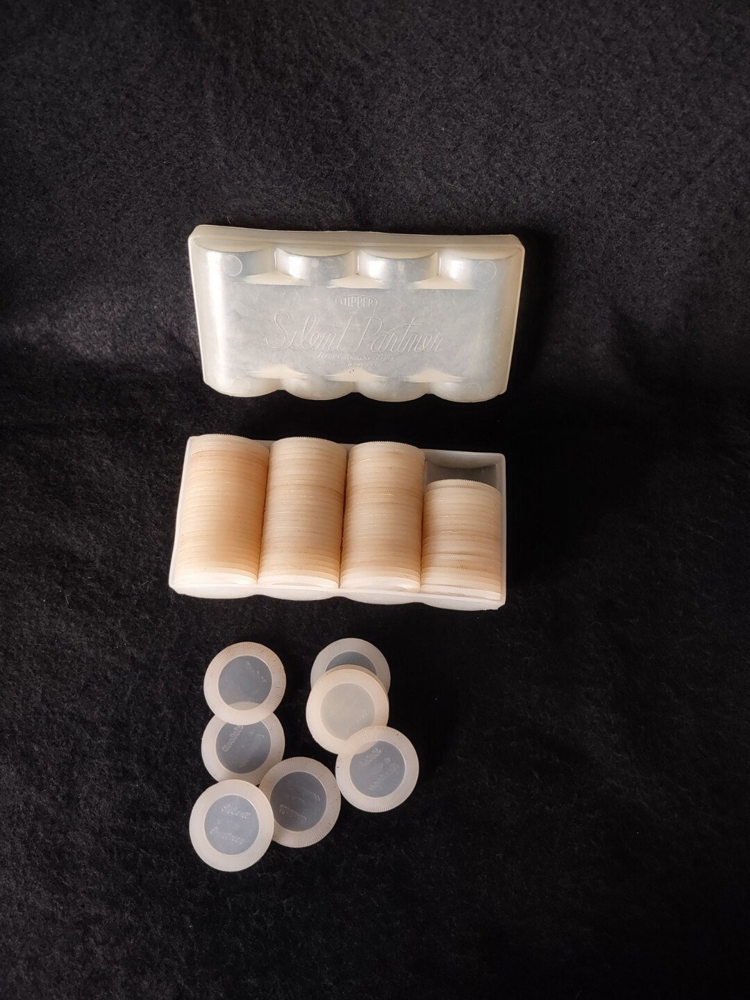 Tupper Silent Partner Poker Chips -vintage Tupperware Millionaire Line ...