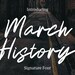 March History Signature Brush Font: Handwritten Script Typeface - Etsy