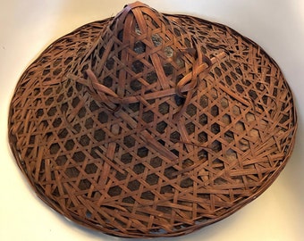 Japanese Bamboo Hat - Etsy