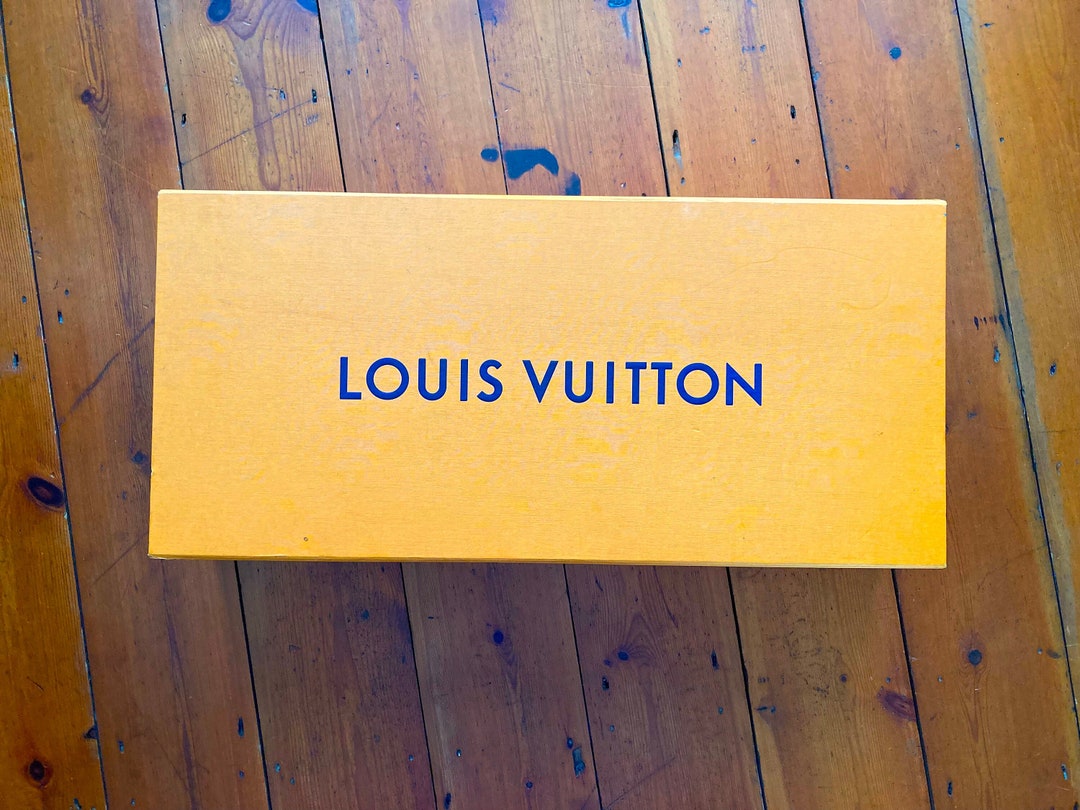 Vintage Louis Vuitton Rectangular Boot Box - Etsy