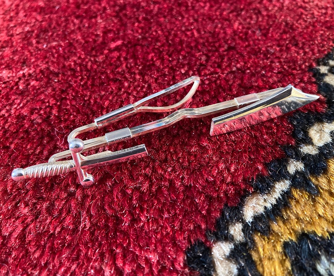 Mid-century Stratton Gold-tone Samurai Sword Tie Clip - Etsy