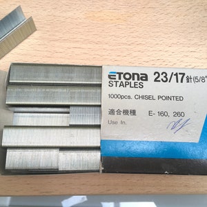 Mid-century Japanese Large Staples in Box - Etsy