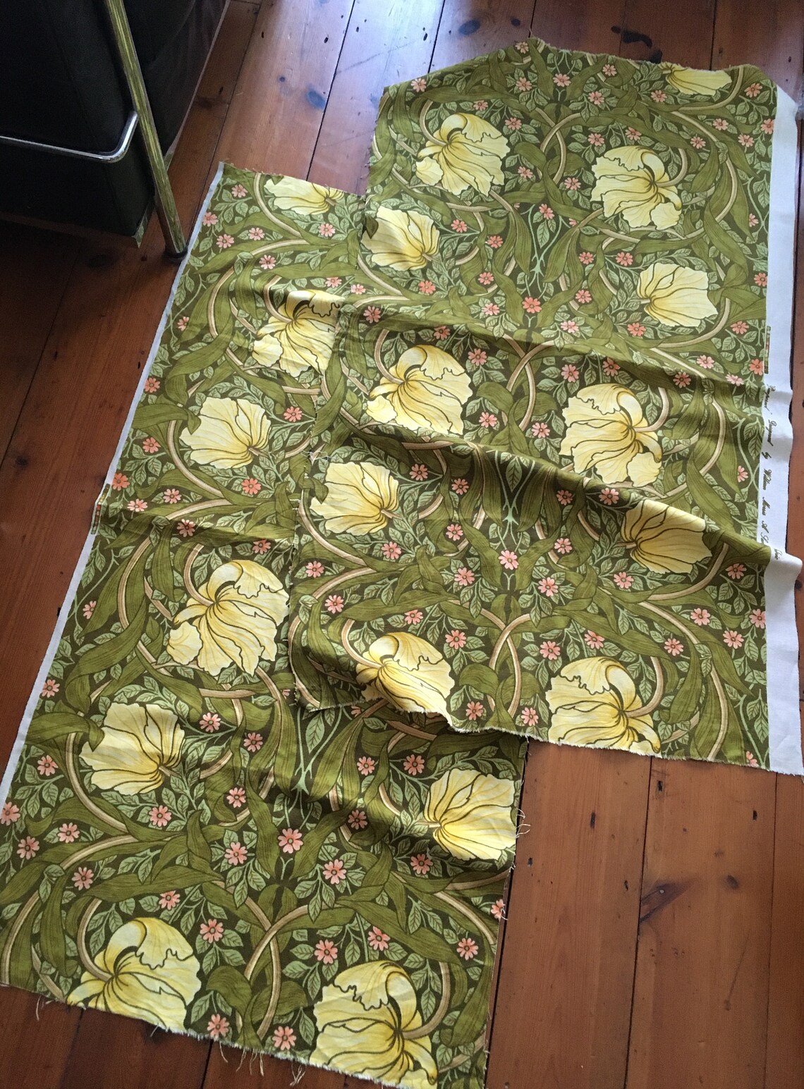 William Morris Pimpernel Sanderson Linen Upholstery Fabric in - Etsy