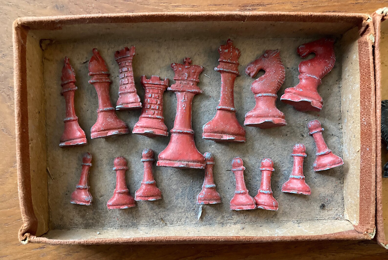 Antique Metal the Rose Chess Pieces, in Original Box - Etsy