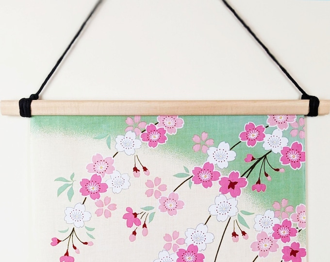 Japanese Obi / Textile Display Hanger, Bamboo With Blue Box. - Etsy