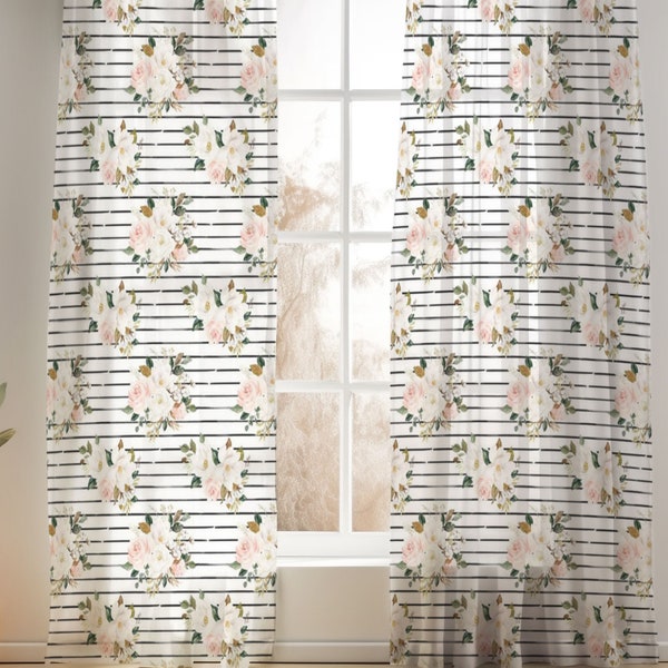 Magnolia Curtains - Etsy