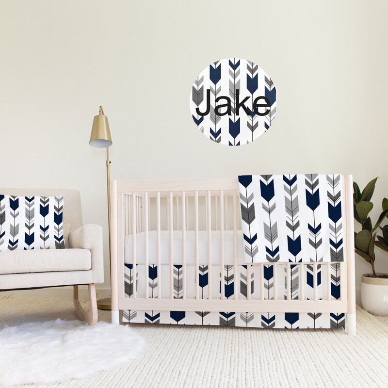 Arrow Crib Bedding - Etsy