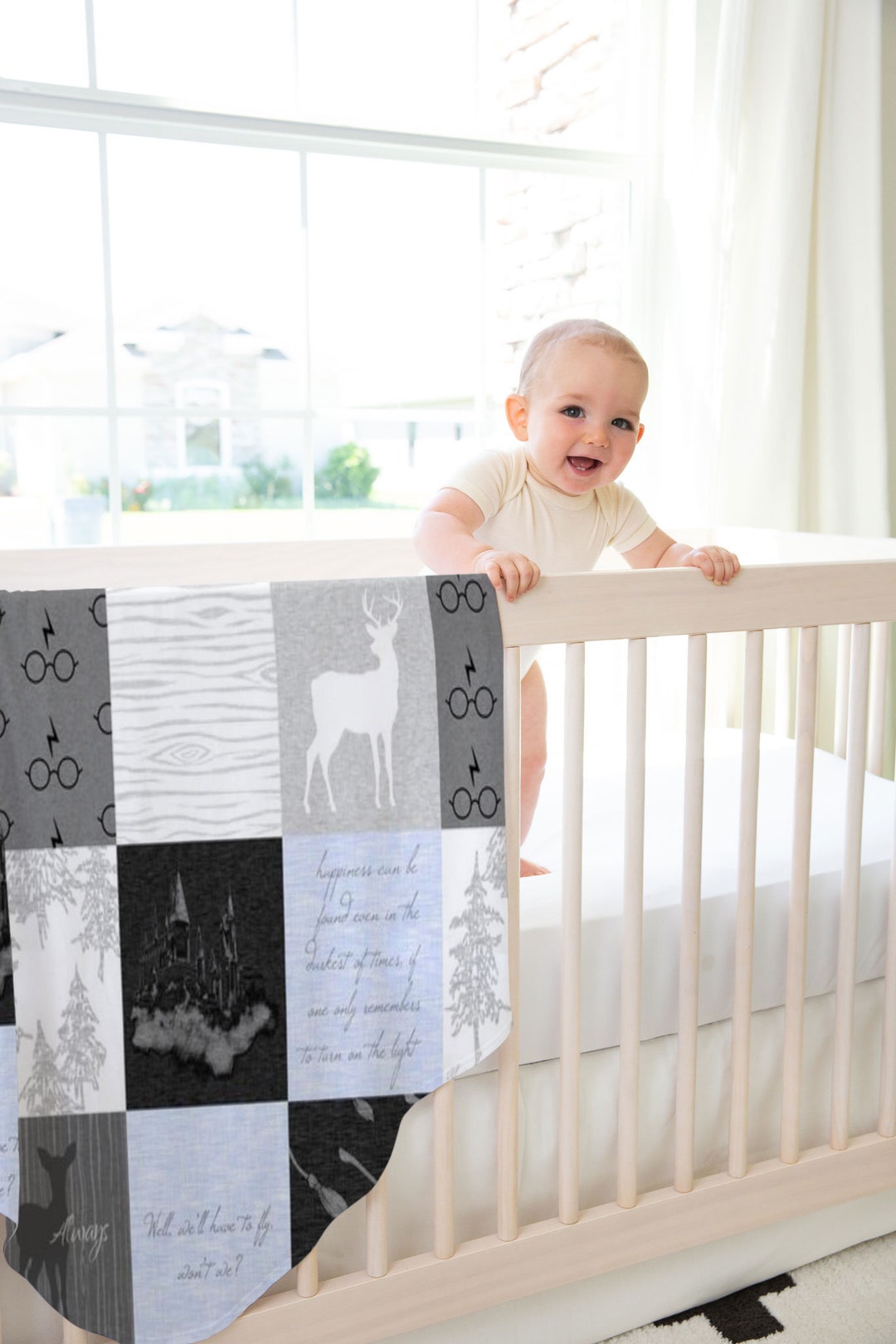 Wizard Baby Bedding Set: Organic Cotton Nursery Decor - Etsy