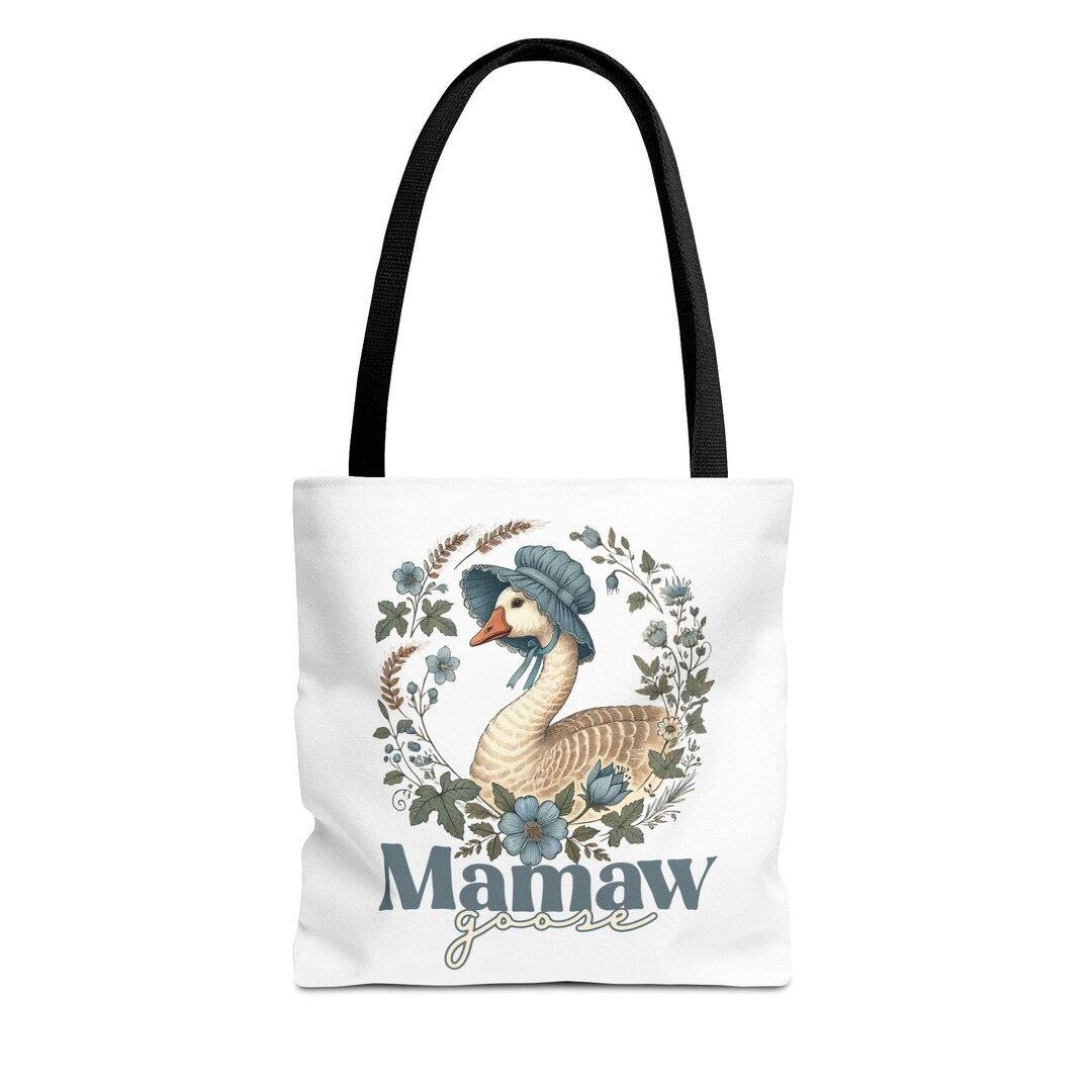 Mammaw Goose Tote Bag - Cute Grandma Gift, Reusable Grocery Bag, Family ...