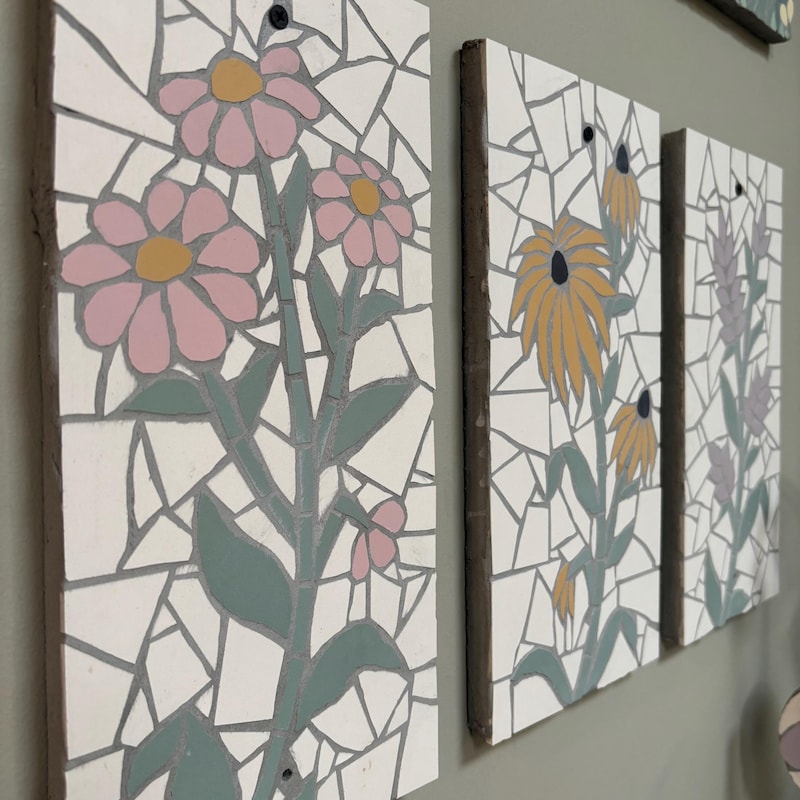 Flower Mosaic Frames - Etsy UK