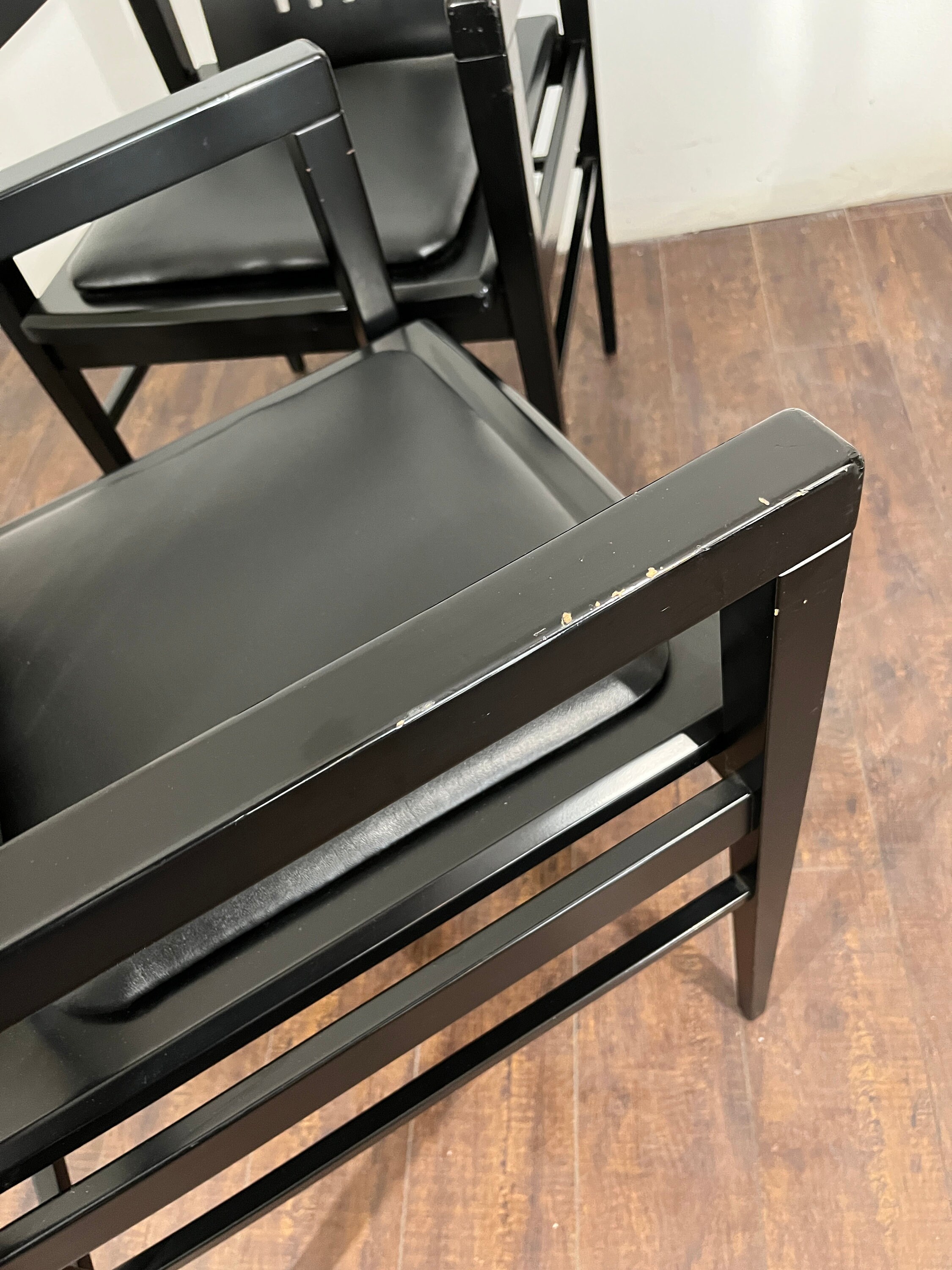 Stendig Black Post Modern Dining Chairs Set of Four - Etsy