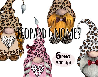 Leopard Print Gnomes | Etsy