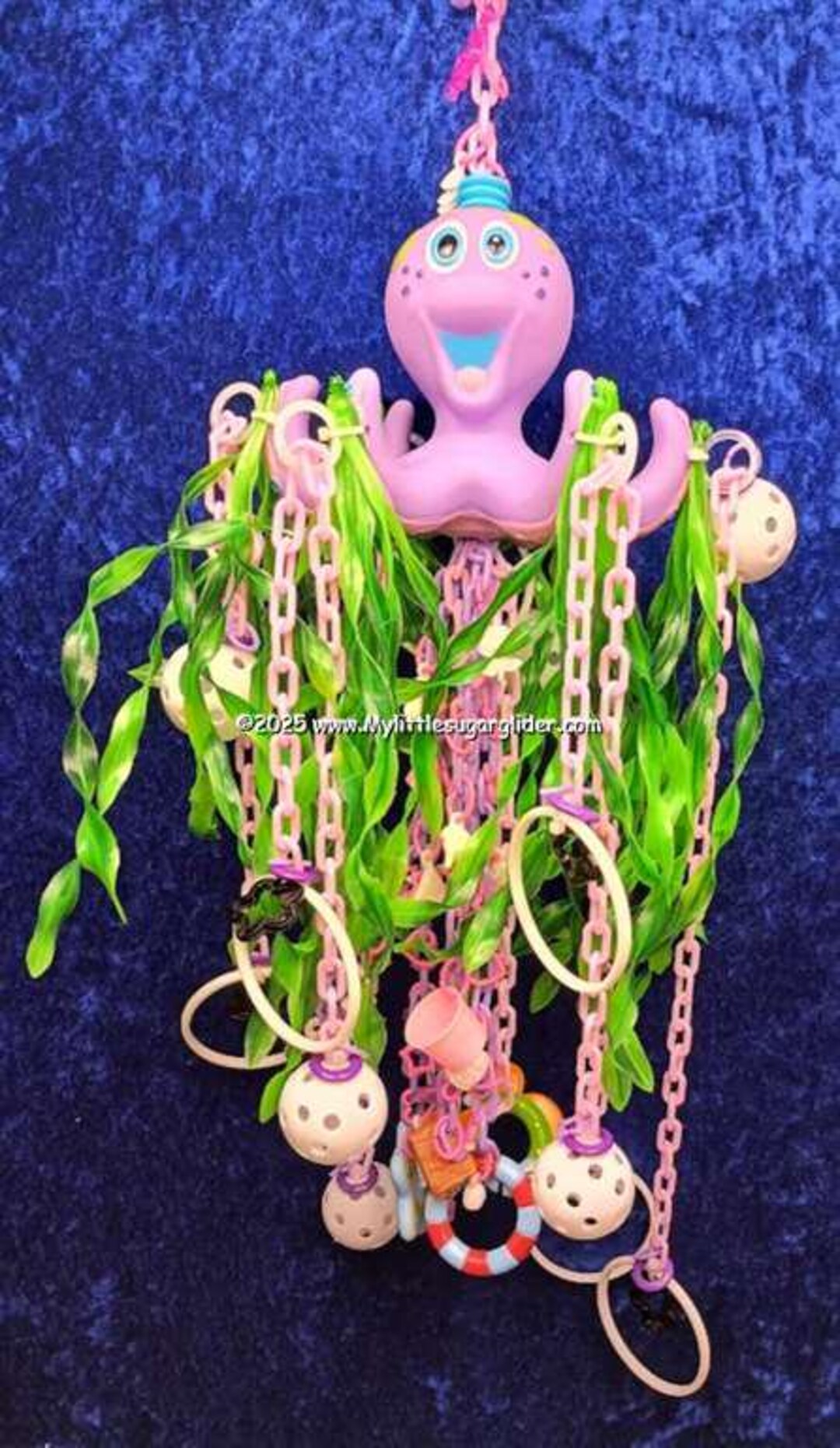 Garden Octopus Hanging Cage Toy Sugar Gliders - Etsy