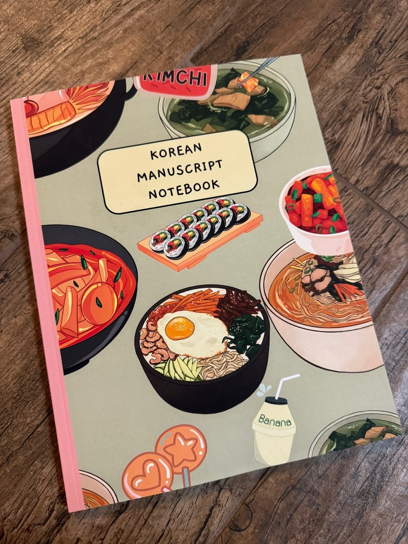 Korean Practice Manuscript Notebook: Writing Practice for Korean ...