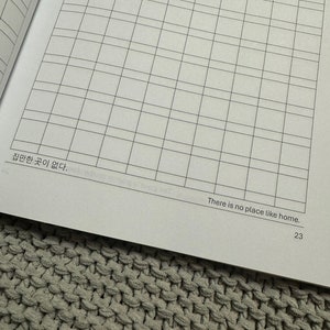Korean Practice Manuscript Notebook: Writing Practice for Korean ...
