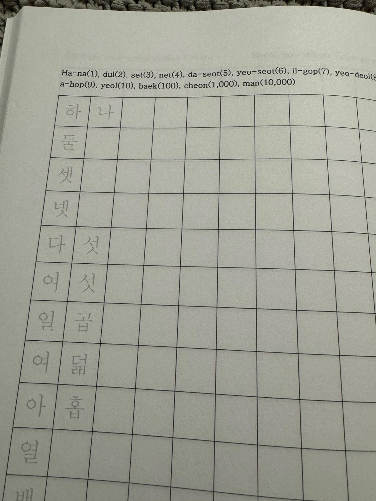100 Korean Sentence Practice Notebook: Writing Practice for Hangul ...