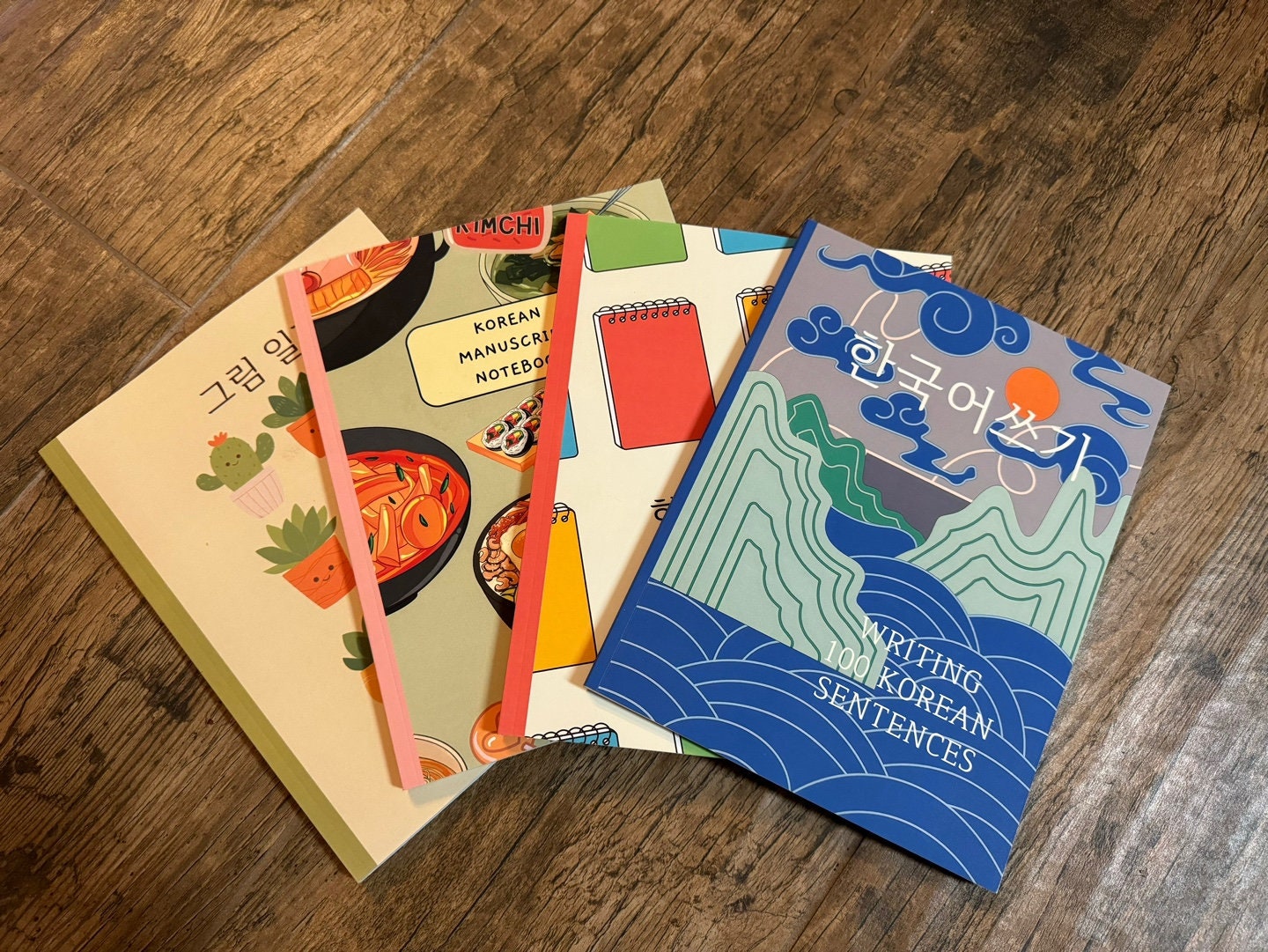 100 Korean Sentence Practice Notebook: Writing Practice for Hangul ...