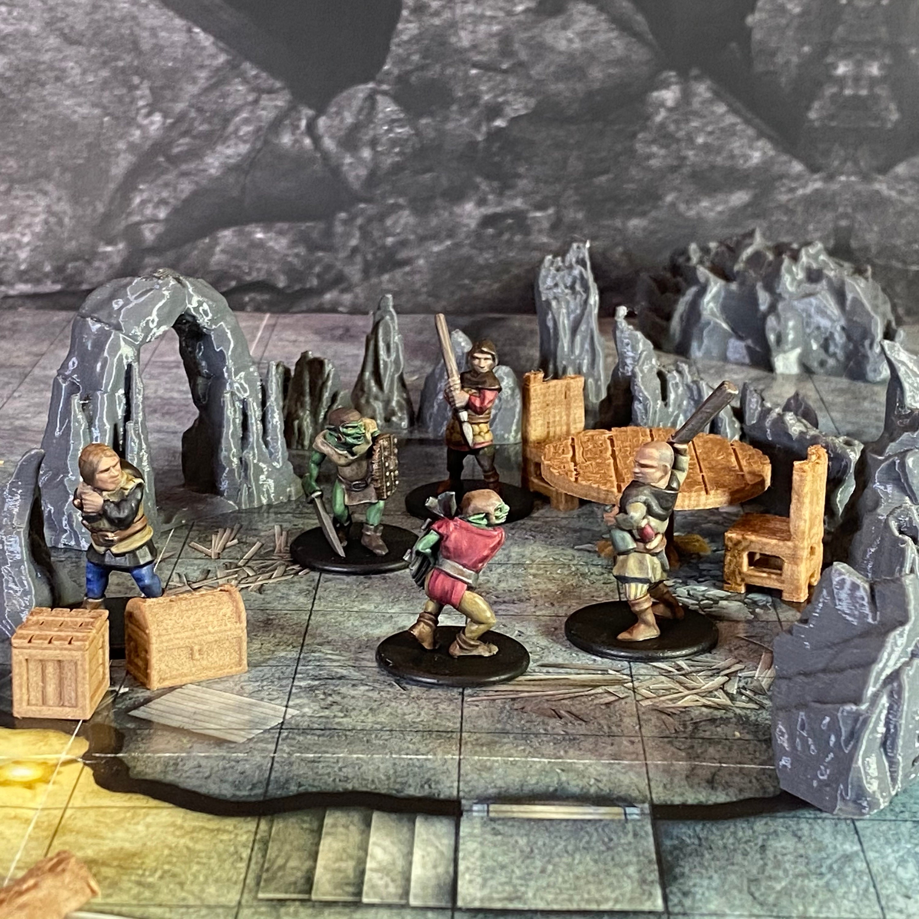 Goblin Cavern Lair Gaming Terrain Set by Extruded Gaming - Etsy UK