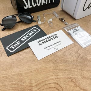 Personalized Ring Security Kit: Special Agent Ring Bearer Gift Box - Etsy
