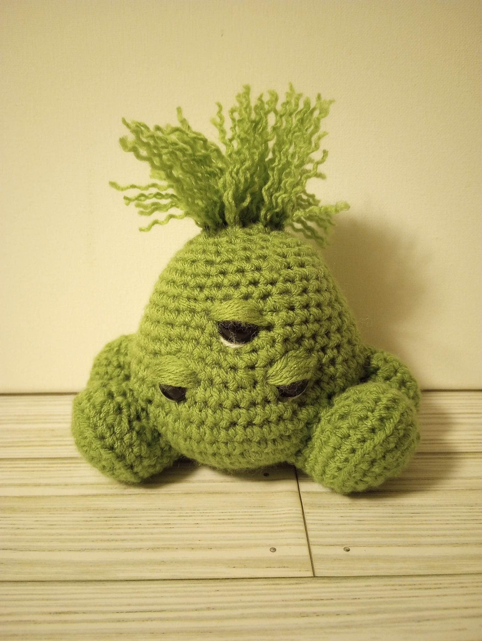 Little Green Monster Crochet Pattern - Etsy