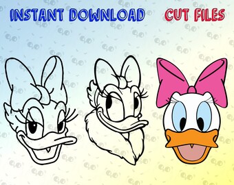 Daisy duck svg | Etsy