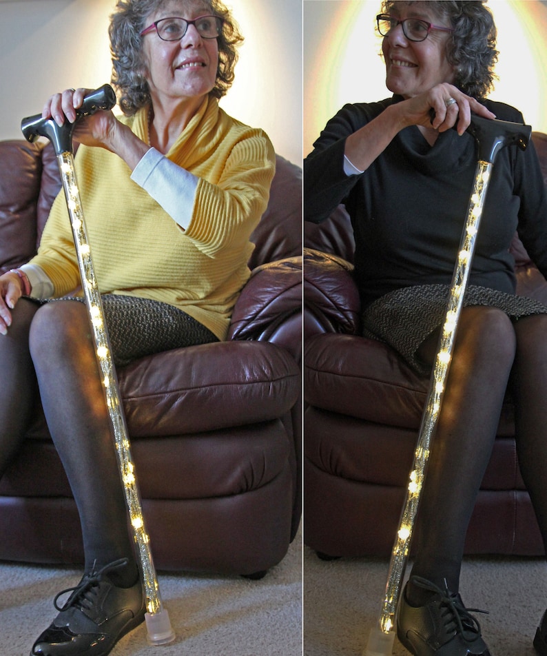 Colourful Walking Stick - LED Walking Cane - Etsy