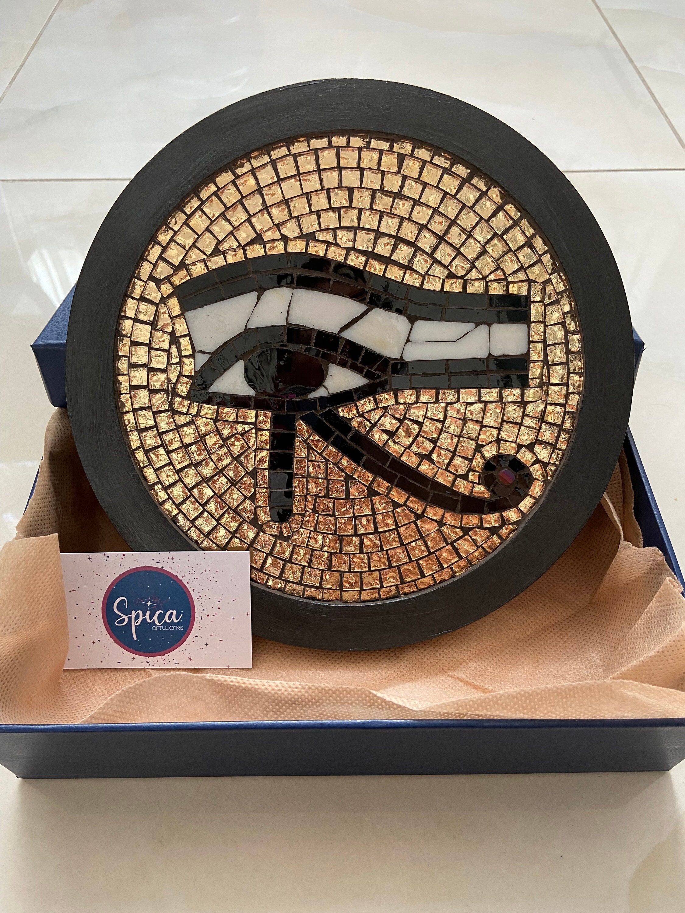 The Eye of Horus Glass Mosaic - Etsy