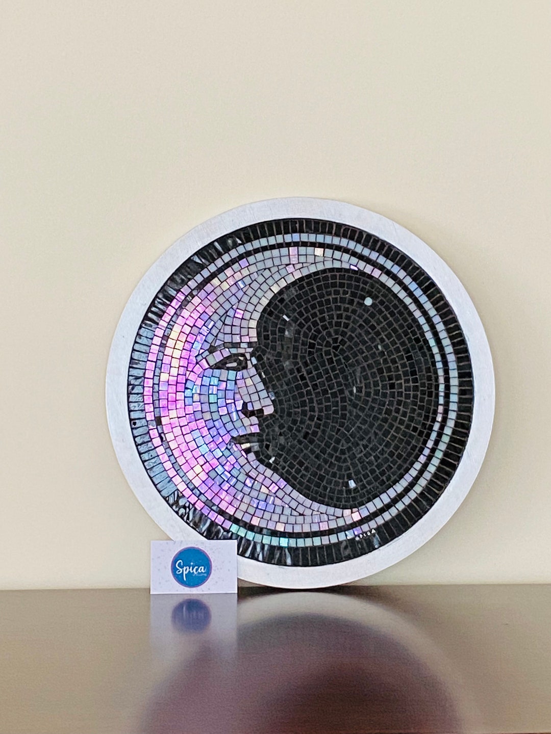 Moon Glass Mosaic - Etsy