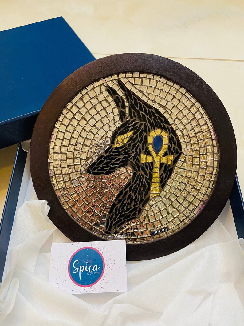 Anubis Glass Mosaic - Etsy