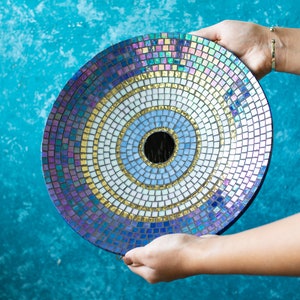Evil Eye Big Size Glass Mosaic - Etsy