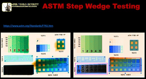 ASTM F792-HP Test Object Case | Etsy