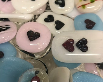 Meditation Stones message stones ceramic worry stone pocket | Etsy