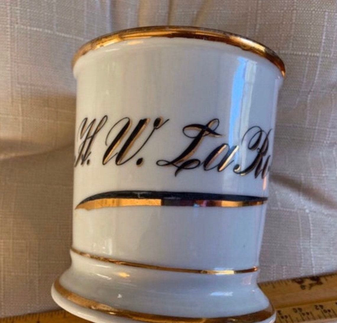 Vintage Personalized Shaving Mug - Etsy