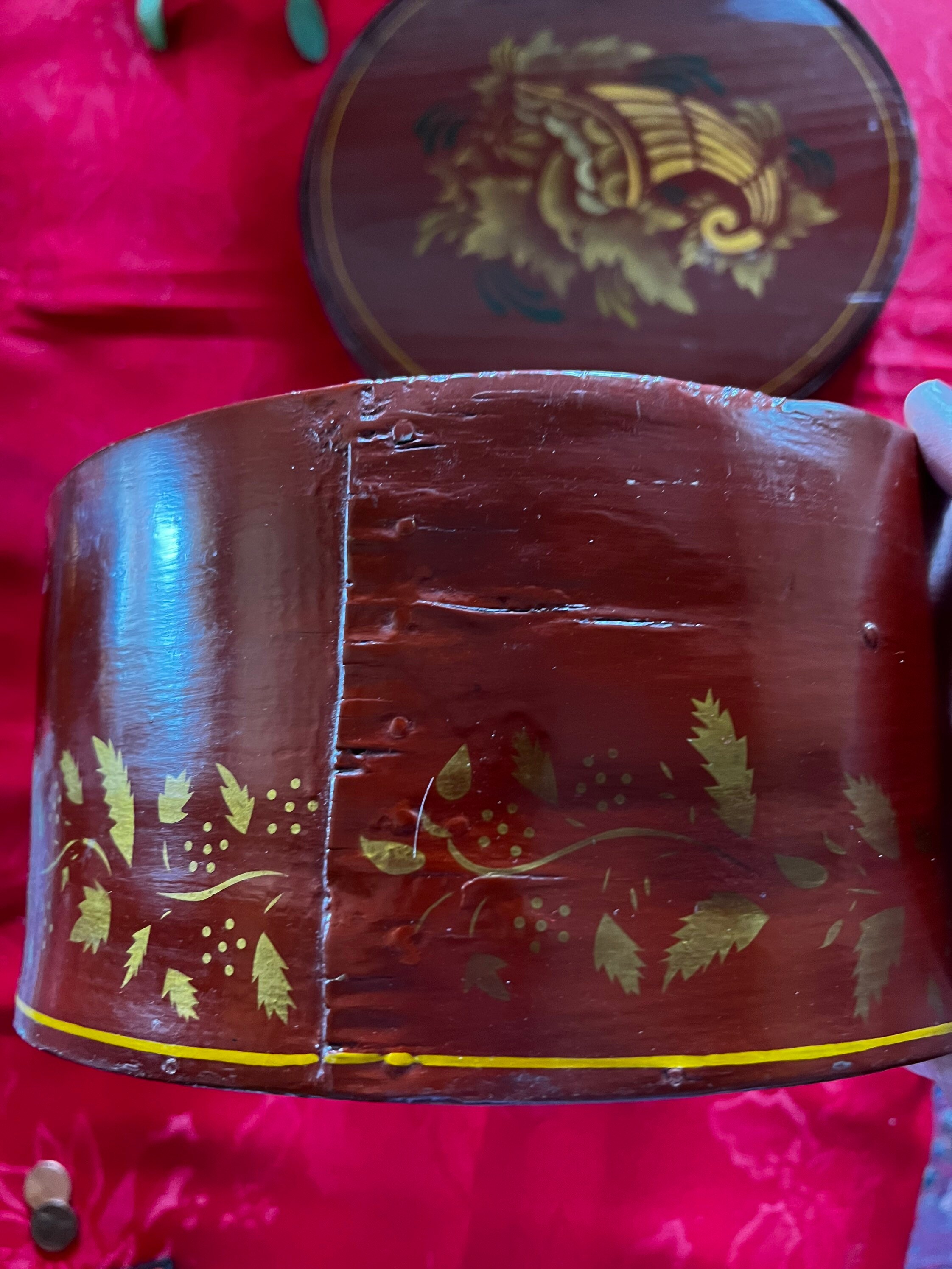 Vintage Shaker Painted Shaker Box - Etsy