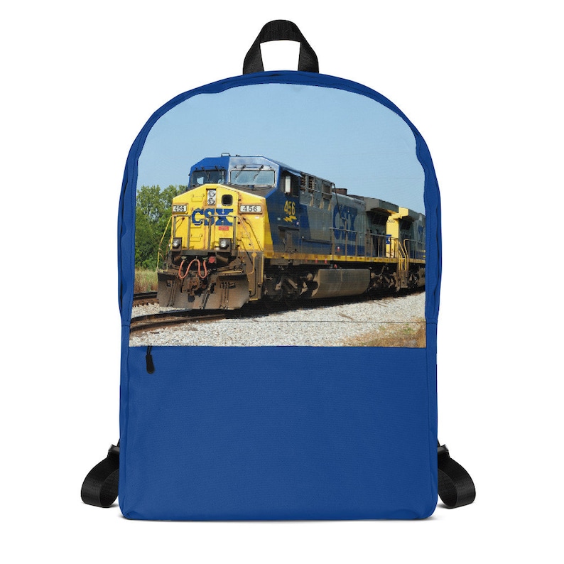 Personalized Blue, Black or Brown Train Backpack Boy School Bag ...