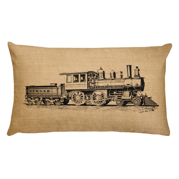 Train Pillow - Etsy