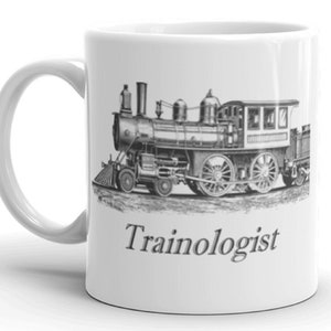 Train Mug, Train Gift, Steam Train Mug, Railway Mug, Railroad Mug ...