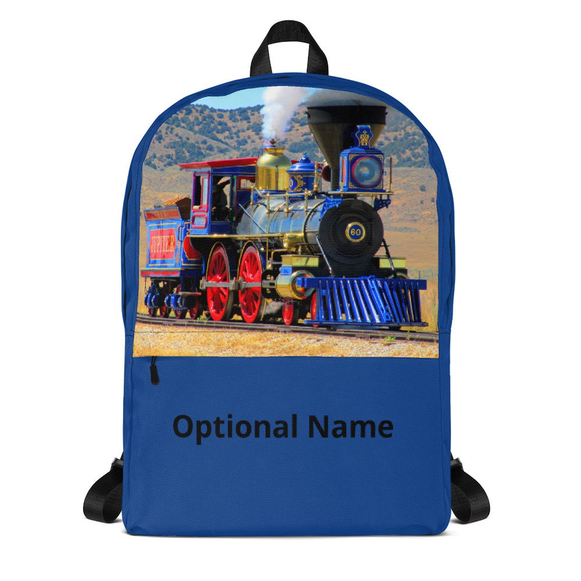 Train School Bag, Train Back Pack. Steam Train School Bag, Personalised ...