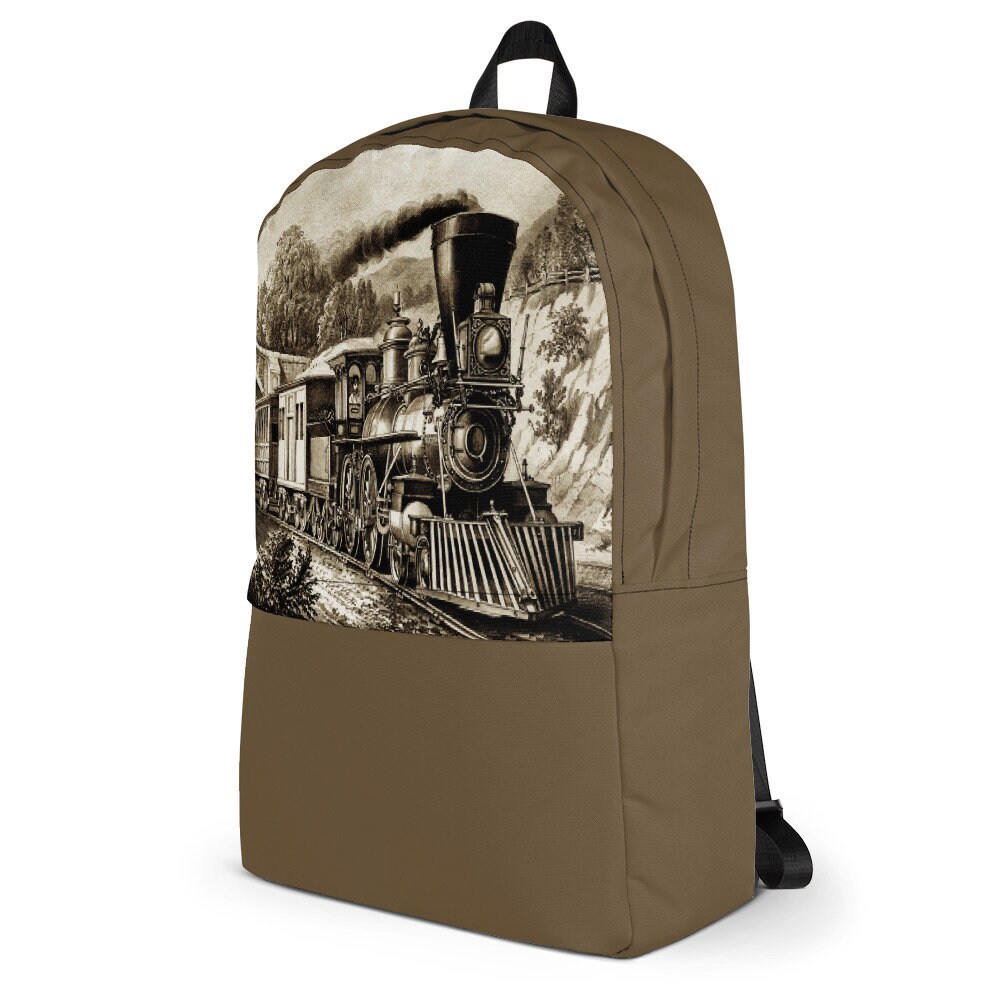 Train School Bag, Train Backpack, Steam Train Backpack School Bag, for ...