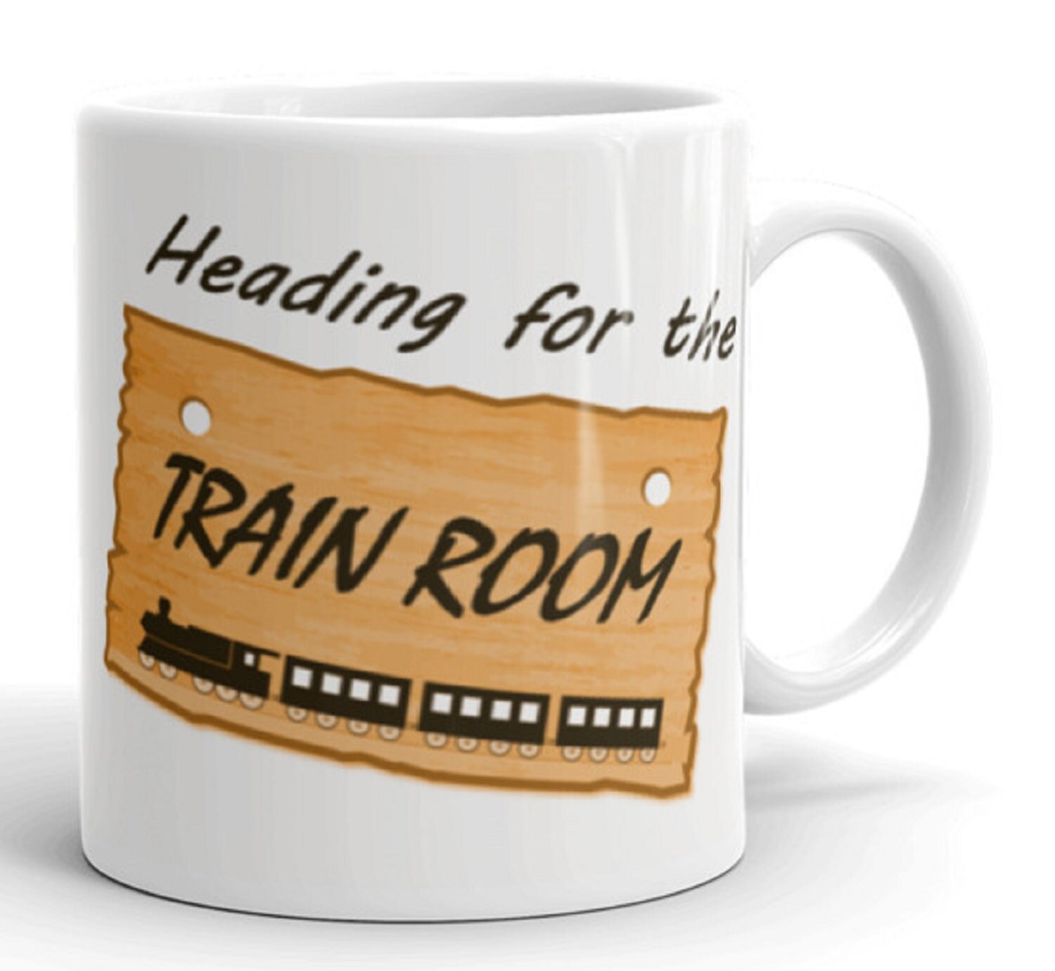 Train Mug. Heading for the Train Room Funny Train Mug Great - Etsy Sweden