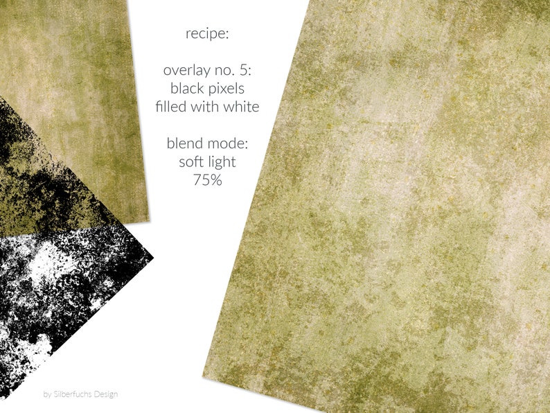 6 Overlay-textures Vol 03 for Photoshop, Transparent PNG for Grungy ...